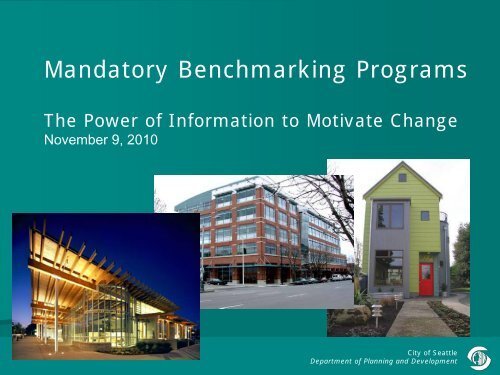 Mandatory Benchmarking Programs - Energy Star