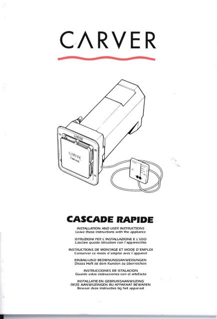 CASCADE RAPIDE - Swift Owners Club