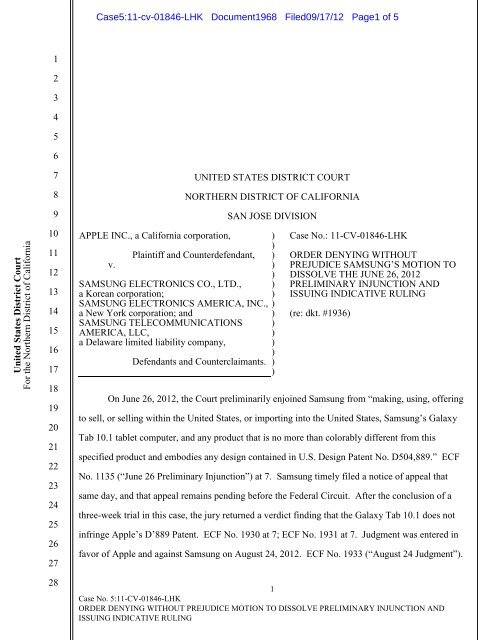 Order Denying Motion to Dissolve Preliminary Injunction.pdf