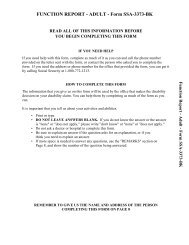 WORK HISTORY REPORT-Form SSA-3369-BK - FM/CFS/ME ...