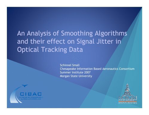 An Analysis Of Smoothing Algorithms And Their Effect On Signal Jitter