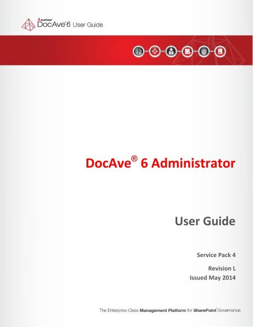 DocAve 6 Service Pack 3 Administrator User Guide - AvePoint