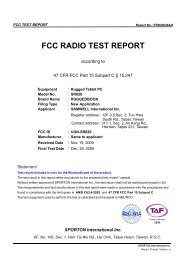EMC TEST REPORT