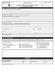 Modelo SC 2916 - Departamento de Hacienda