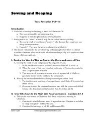 Exegesis Of Ephesians 4:11â 16 - Free Sermon Outlines