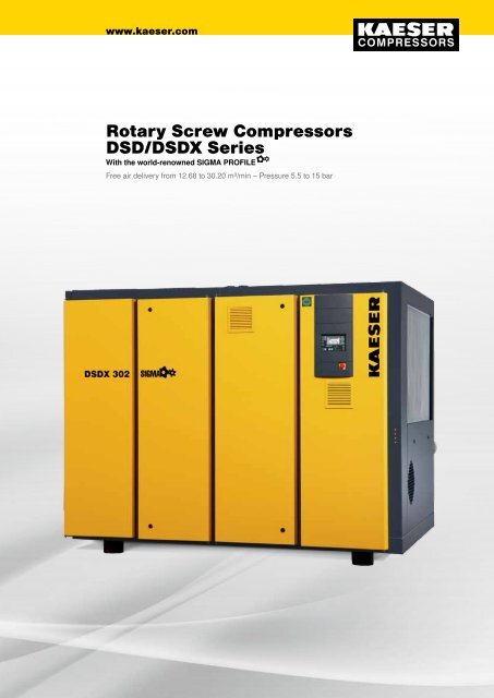 Rotary Screw Compressors DSD/DSDX Series