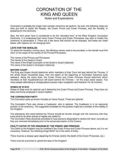 Oath Of Fealty Examples