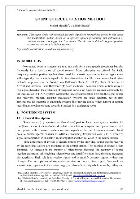 SOUND SOURCE LOCATION METHOD