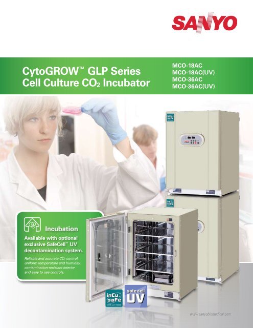 CytoGROWâ ¢ GLP Series Cell Culture CO2 Incubator