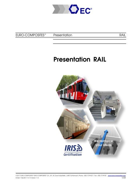 Presentation RAIL - Euro-Composites