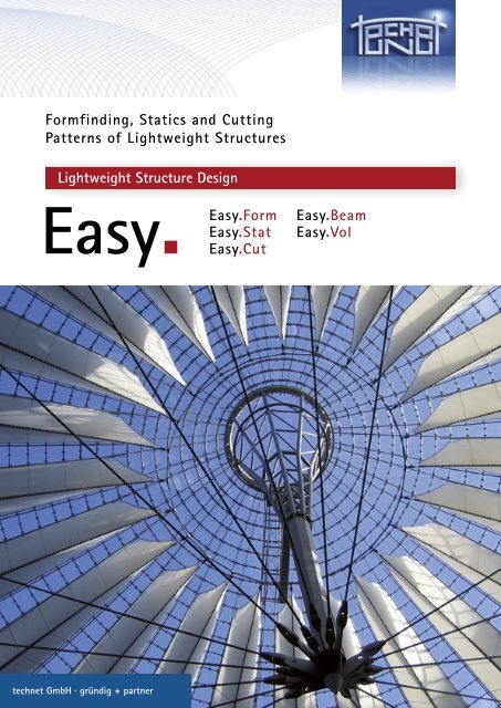 Lightweight Structure Design Easy.Stat Easy.Cut ... - technet GmbH