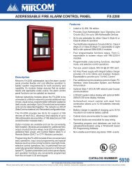 FIRE FIGHTER TELEPHONES - Mircom