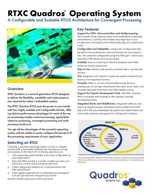 RTXC Quadros™ Operating System