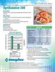 Calcium Phosphates Excipients & Minerals ADS (103.54 ... - Innophos