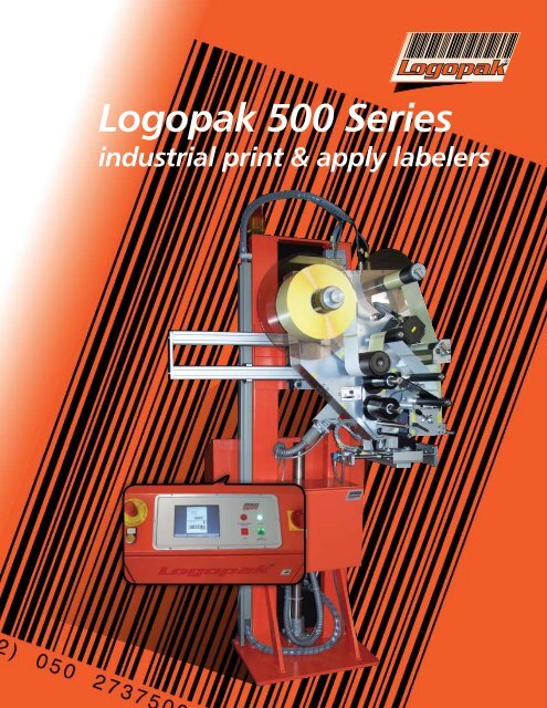 Logopak 500 Series - Barcode Printers | Label Applicators