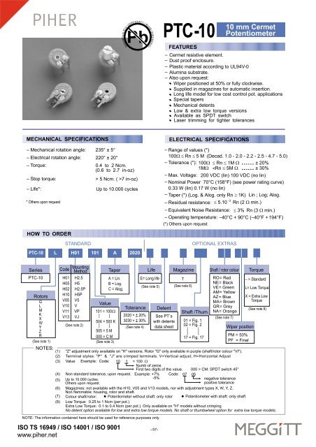 PTC-10 - TAW Electronics
