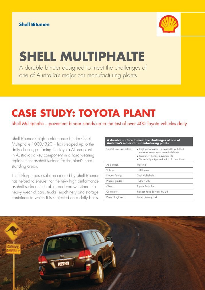 Shell Bitumen - Shell Cariphalte Brochure