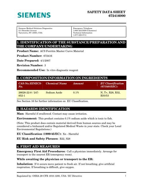 ACS Ferritin Master Curve Material