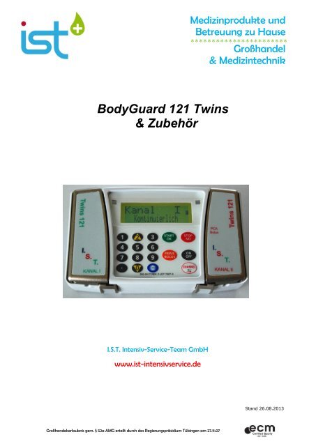 BodyGuard 121 Twins - IST Intensiv-Service-Team GmbH