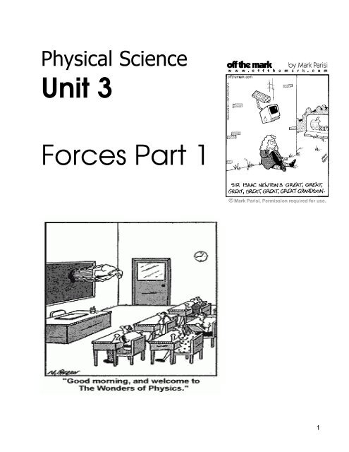 Forces Packet- Part 1