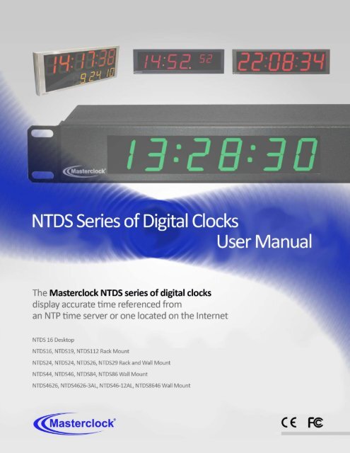 Masterclock NTDS Series User Manual â v2 â December 2012