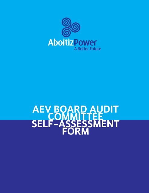 AEV BOARD AUDIT COMMITTEE SELF-ASSESSMENT FORM
