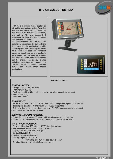 HTD 65: COLOUR DISPLAY - 3b6.it