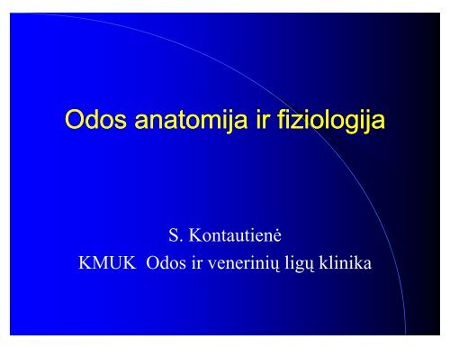 Odos sluoksniai