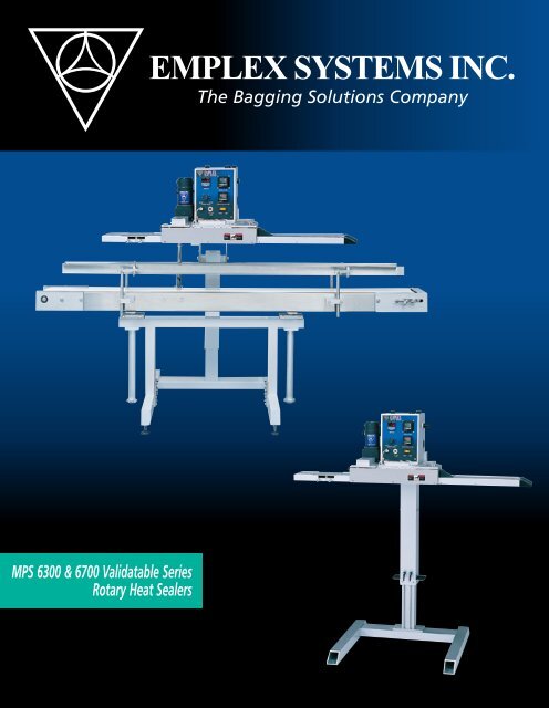 emplex systems inc. - West Coast Plastics - Bag Sealers, Packaging ...