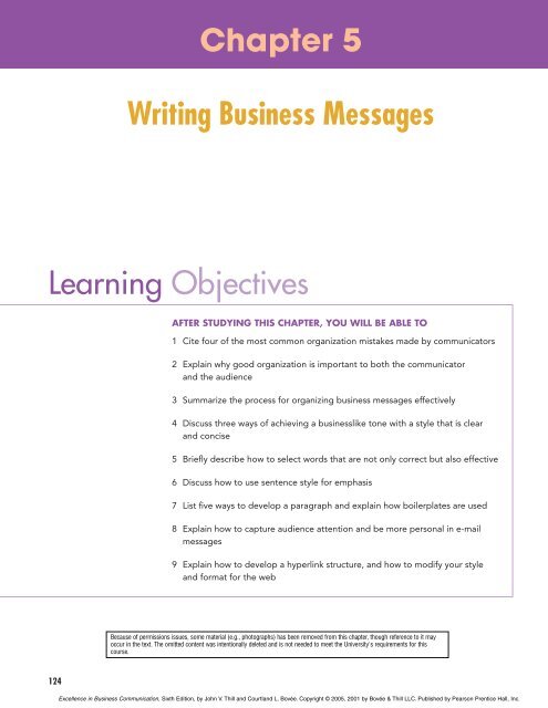Chapter 5 - Pearson Learning Solutions
