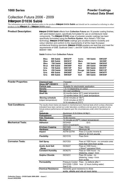 Interpon D1036 Sable 2006-2009