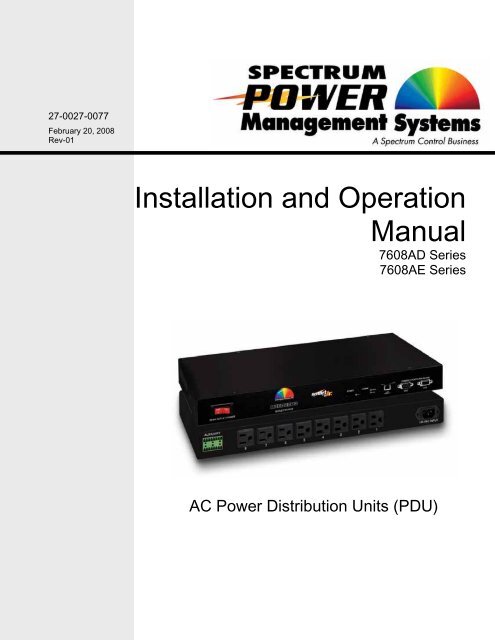 AC Smart Start User Manual