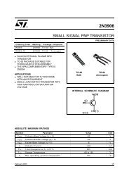 2N3906 General Purpose Transistors - Datasheet Catalog