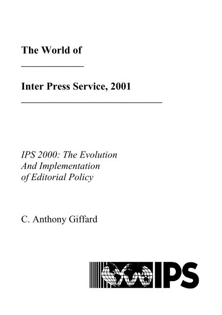 The World of - IPS Inter Press Service