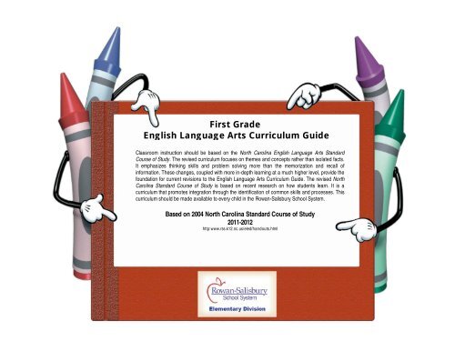 First Grade English Language Arts Curriculum Guide - Rowan ...