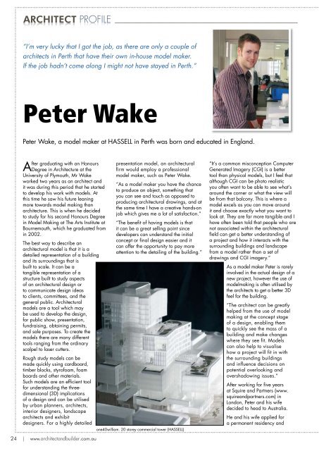 Peter Wake - Squire and Partners