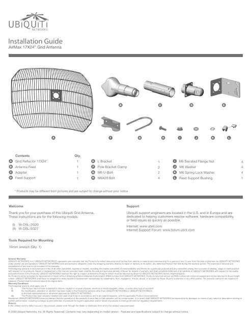Installation Guide - Ubiquiti Networks
