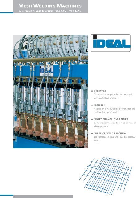 Mesh Welding Machines - IDEAL-Werk C. + E. Jungeblodt GmbH