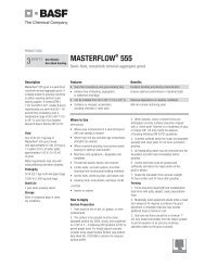 MasterFlow 870 TDS - BASF Construction Chemicals Pacific