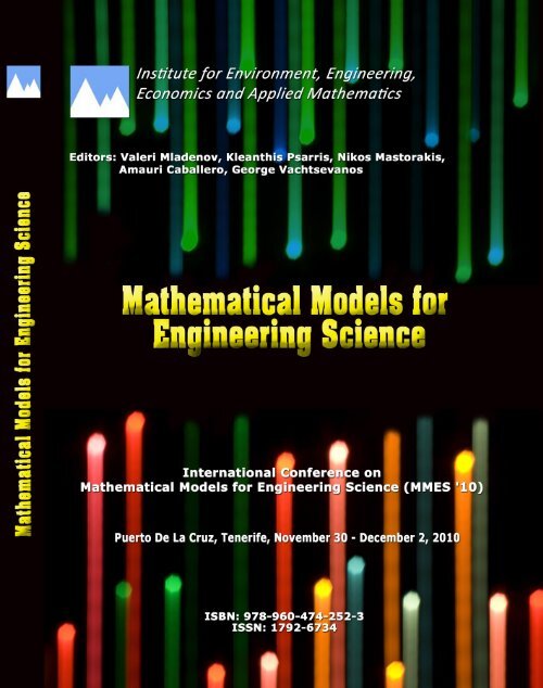 MATHEMATICAL MODELS for ENGINEERING ... - Wseas.us MATHEMATICAL MODELS for ENGINEERING ... - Wseas.us