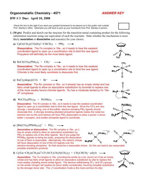 Homework #3-Answers - Chemistry