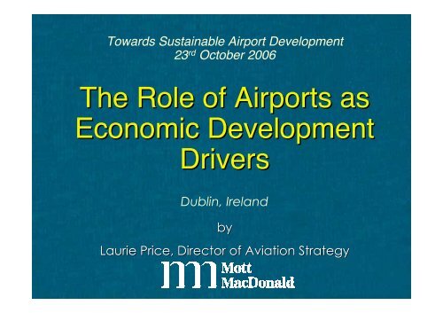 The Role of Airports as Economic Development Drivers
