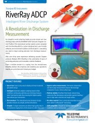 Teledyne Workhorse Monitor ADCP 1200 kHz, 600 ... - AquaVision