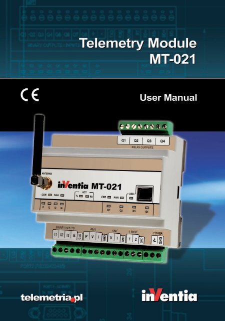 Telemetry Module MT-021 User Manual