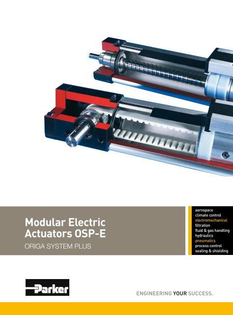 Modular Electric Actuators OSP-E - parker-origa.com