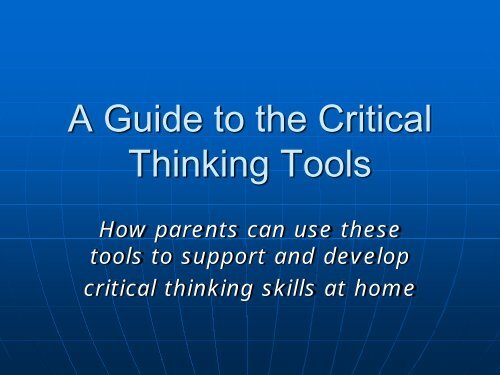 Critical Thinking Tools.pdf