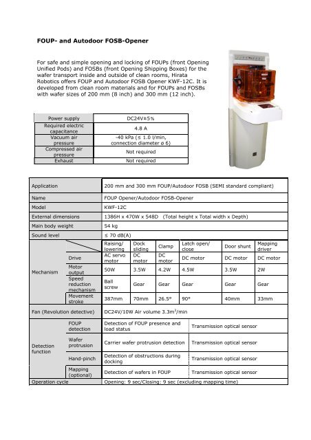 Foup Door Opener | informacionpublica.svet.gob.gt