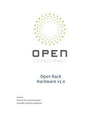 Open Rack Design Guide v1.0 - Open Compute Project