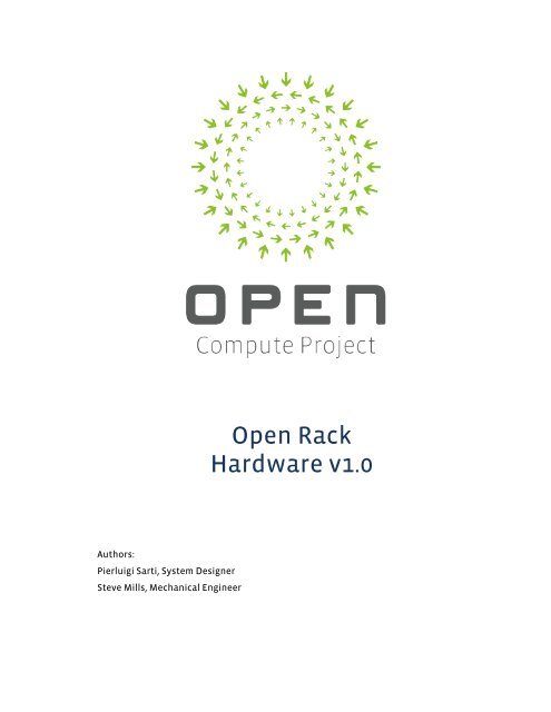 Open Rack Hardware v1.0 - Open Compute Project