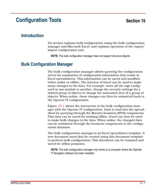 OperateIT Configuration (Configuration Tools) - ABB SolutionsBank